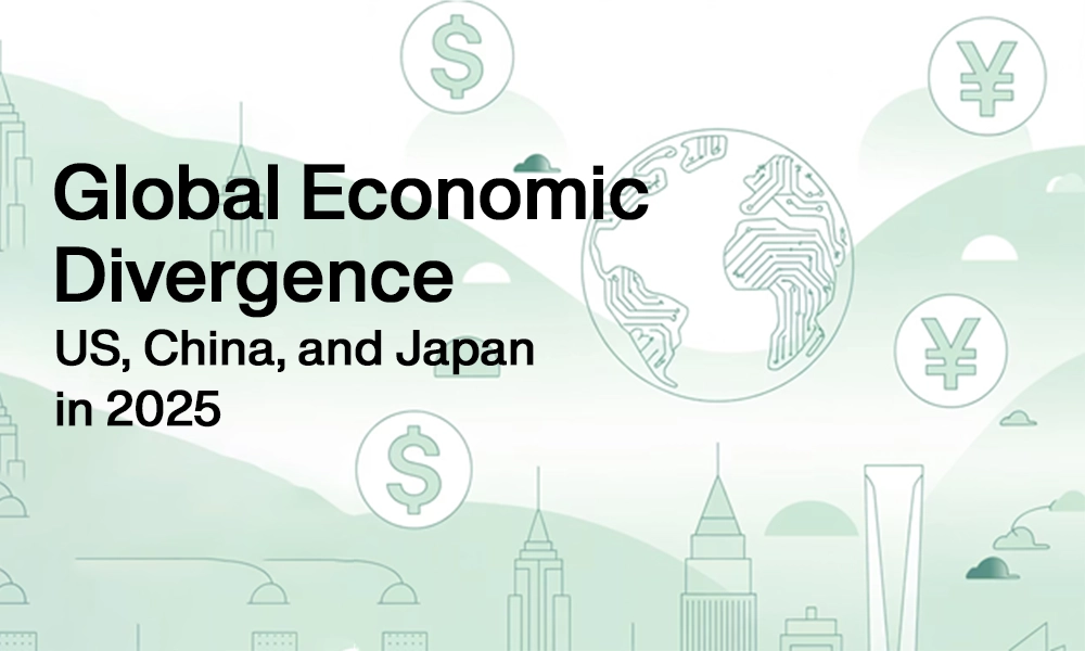 Global Economic Divergence 2025: US, China, and Japan Analysis
