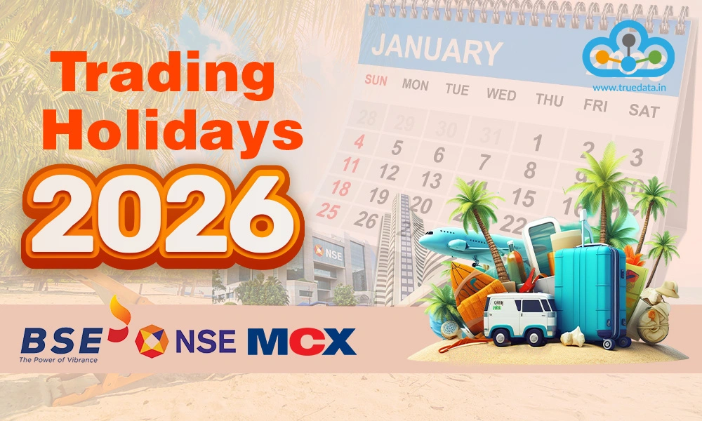 Trading Holidays List 2026 - NSE, BSE and MCX